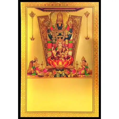 3D Gold Foil Indian God 24k Gold Souvenir Gift - Chosee