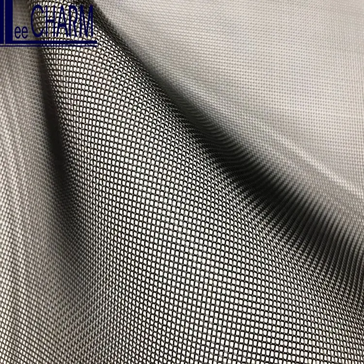 Lcdw006 Taiwan Nylon Square Stiff Black Mesh Fabric - Buy Stiff Mesh ...