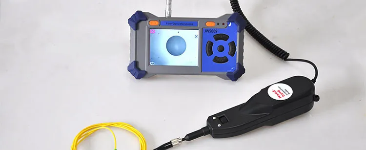 Handheld Video Optical Fiber Connector Scope With Cleaning Tool Kits ...