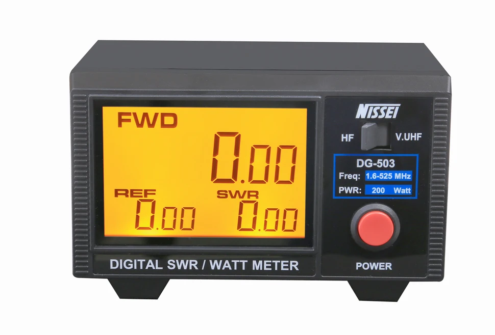 NISSEI Digital SWR Meter DG-503 - 1.6-525 Mhz, 200W