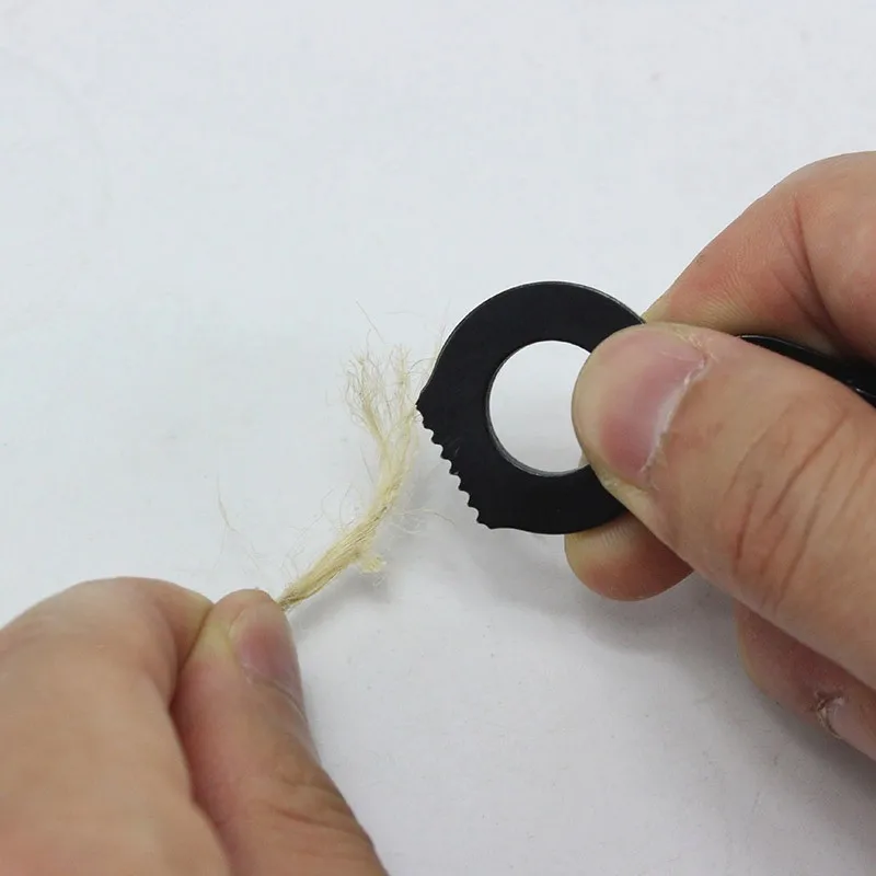 Fire Starter Paracord Knot Firestone Ferro Rod Flint Scraper Firemaking ...