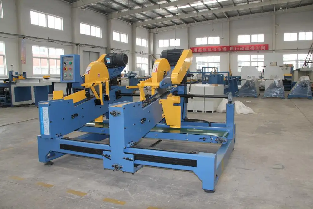 Qingdao Electric Double Ends Trim Saw For Making Wood Pallet - Buy ...