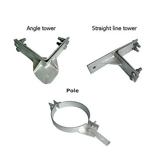 Pole Tower Fastening Clamp Fixing Wire Clamps for ADSS Cable Line ...