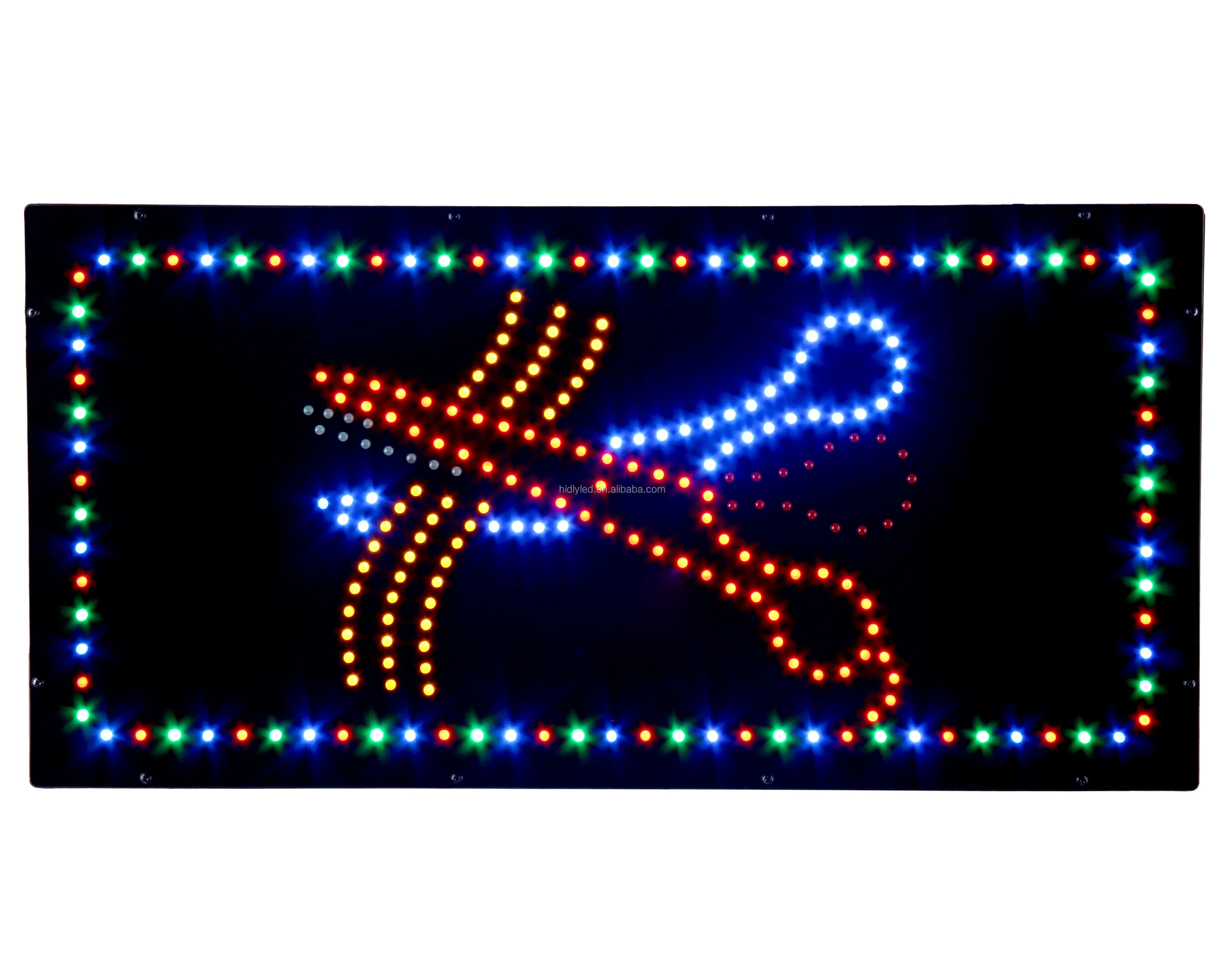 Ultra Bright Hanging Led Barber Shop Hair Salon Hair Cut Open Light ...