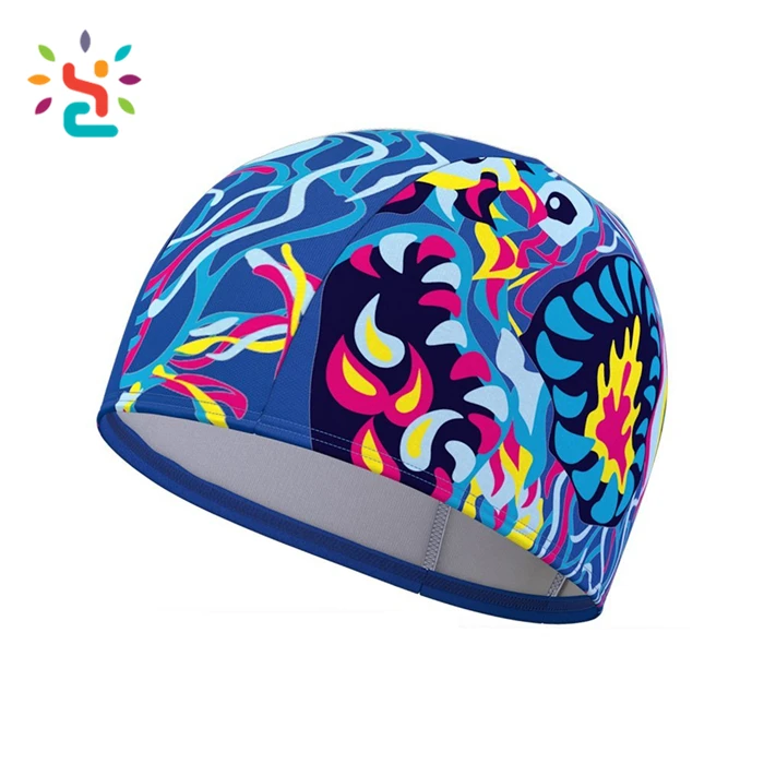 Personalized Custom Printing Swim Caps For Water Sports Children Kids ...