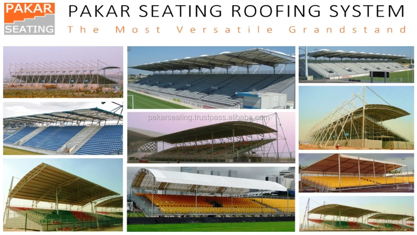 Covered Grandstand - Durable Bleacher Seating Solutions