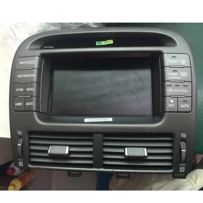 Automotive Lexus LS430 LCD Display Assembly GPS Radio Replacement - TFT ...