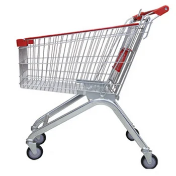 European Style Grocery Shopping Trolley Supermarket Carts - Buy Durable ...