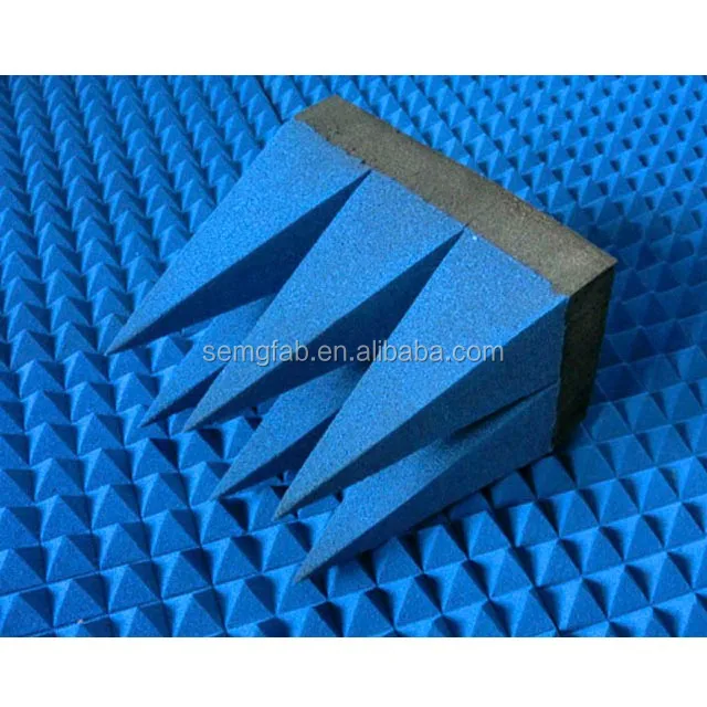 RF pyramidal microwave absorbers for anechoic chamber Products from ...