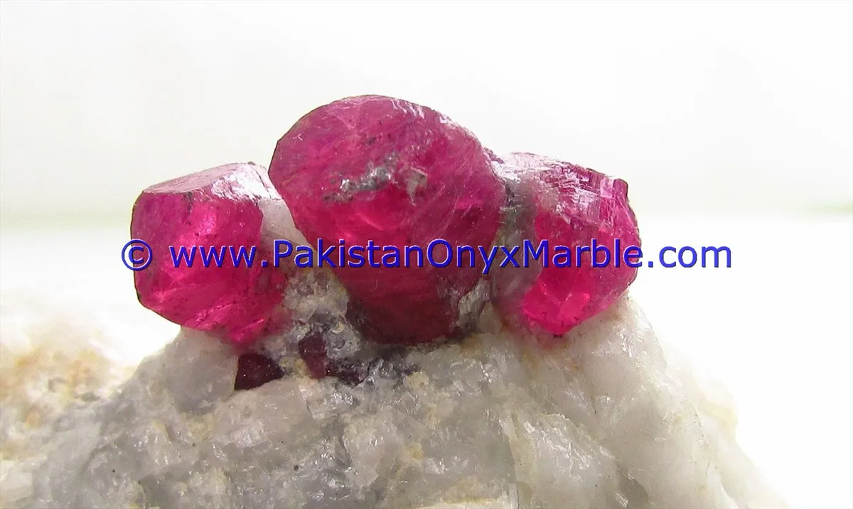 Crystal Mineral Pakistan Ruby Specimens from Hunza Kashmir Mine Pakistan