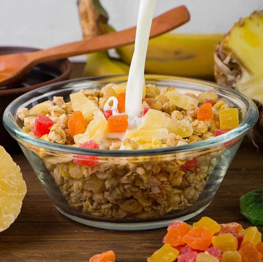 Crispy Muesli With Tropical Fruits Breakfast Cereal Granola - Buy ...