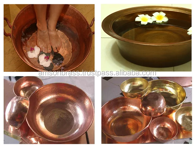 Copper Spa Foot Sink Bowl - Buy Copper Spa Foot Sink Bowl,Copper Bowl ...