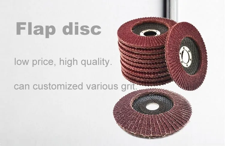 Flap Discs Diameter 115mm Grain 40 Brown For Angle Grinder Sanding Pack ...