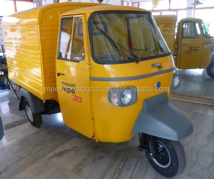 3 Wheeler Ape Cargo Van For Sale - Buy Mobile Van Exporters,Piaggio Ape ...