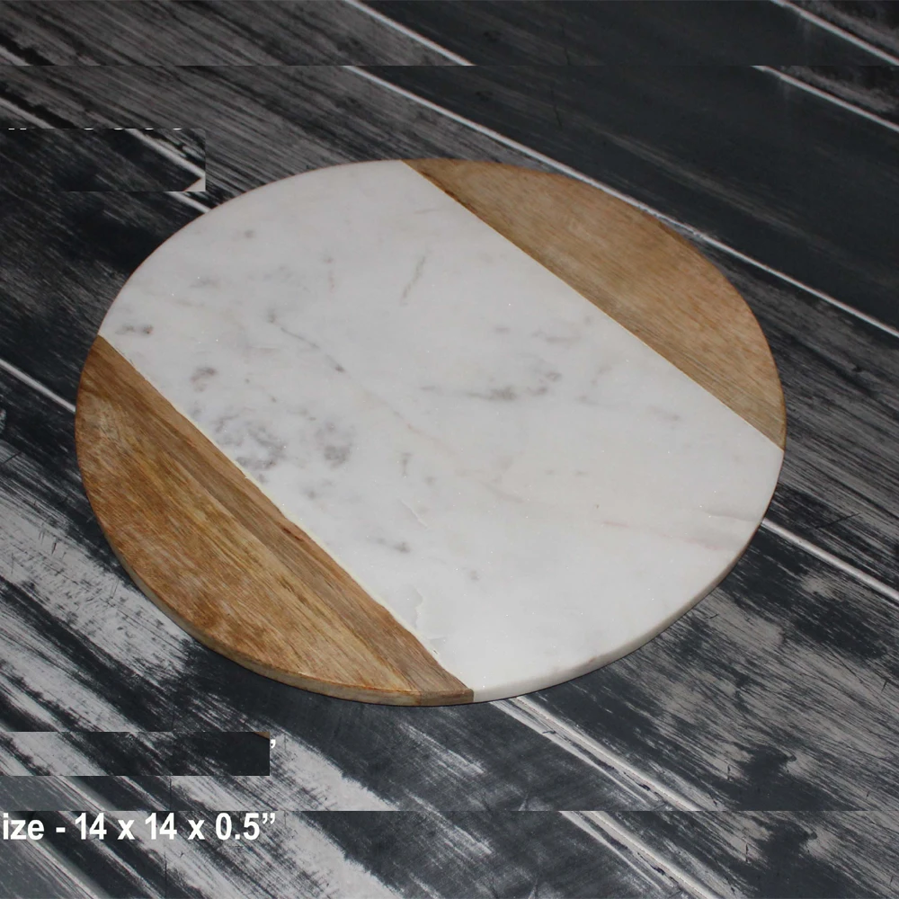 Chopping Board of Marble and Wood for Cutting and Chopping in the ...