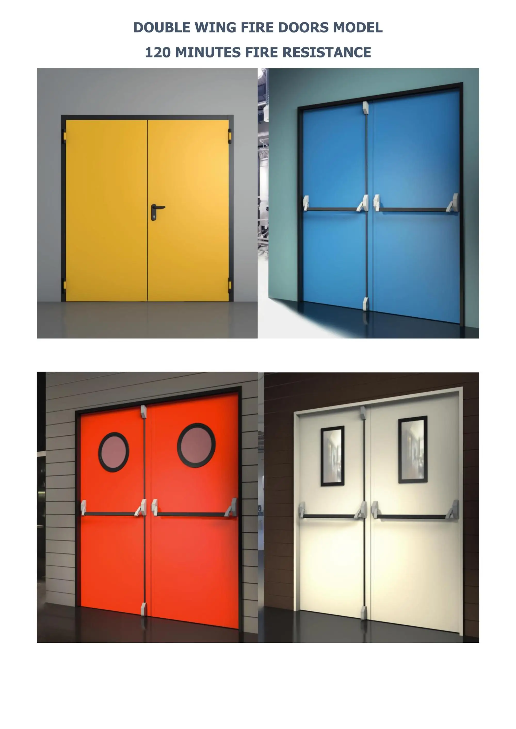 Apartment Steel Fireproof Fire Rated Emergency Escape Door - Buy Fire ...