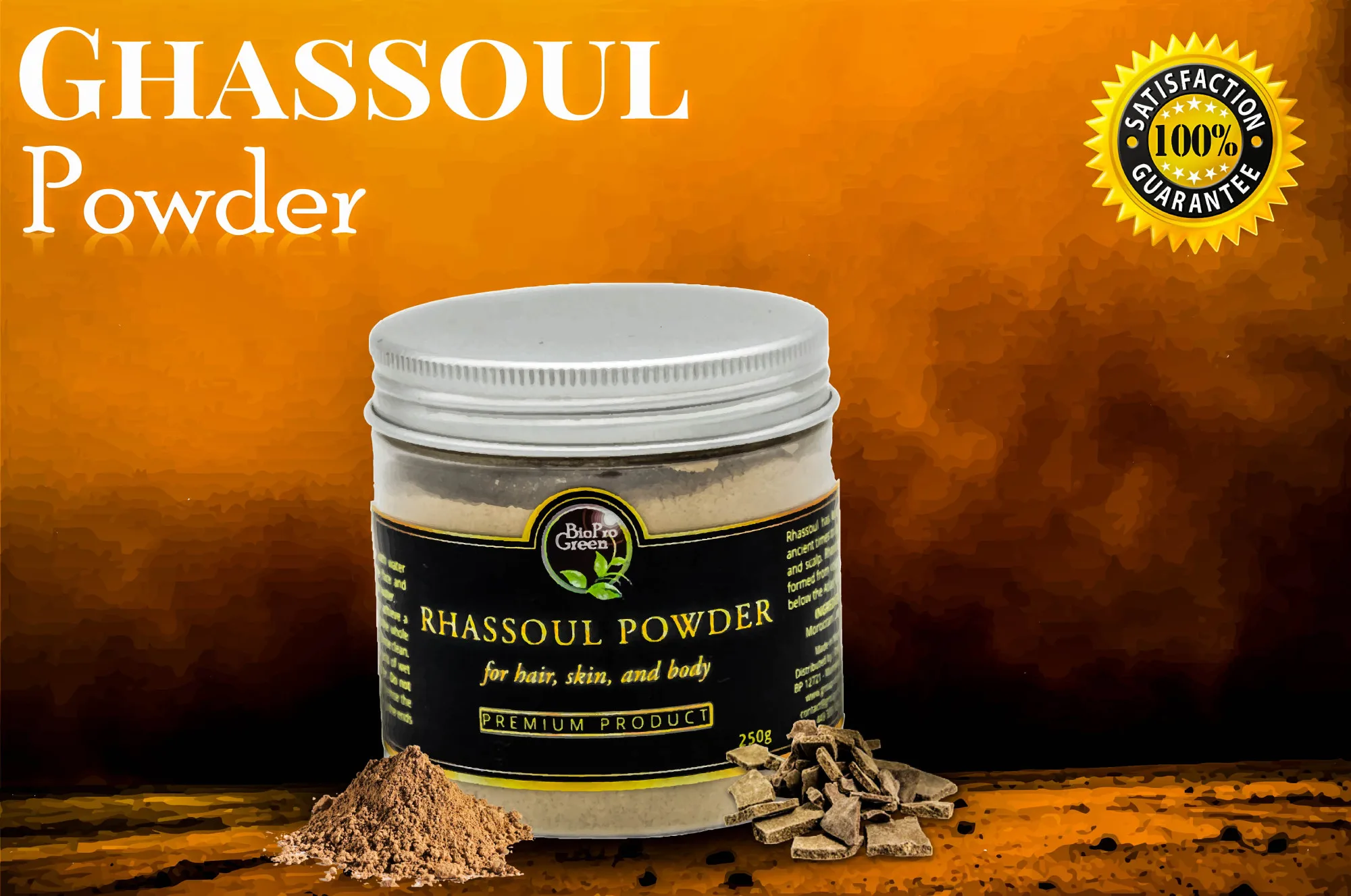Ghassoul Rhassoul Lava Clay - Clay Mask Wholesale - Buy Ghassoul Clay ...