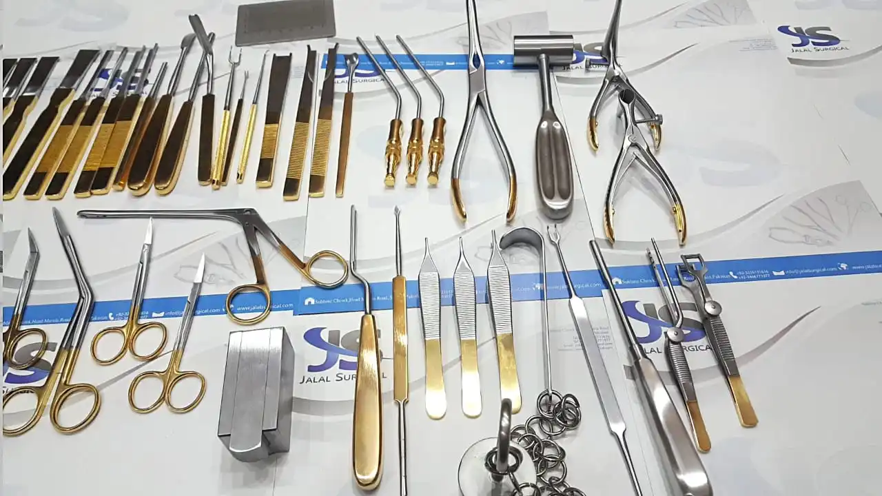 Rhinoplasty Instruments Set 50 Pcs Of Nasal Surgery Instruments Plastic ...