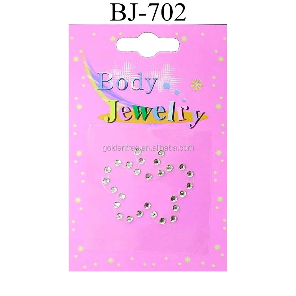 Self Adhesive Rhinestone Face Body Jewel Gem Crystal Bling Jewelry ...