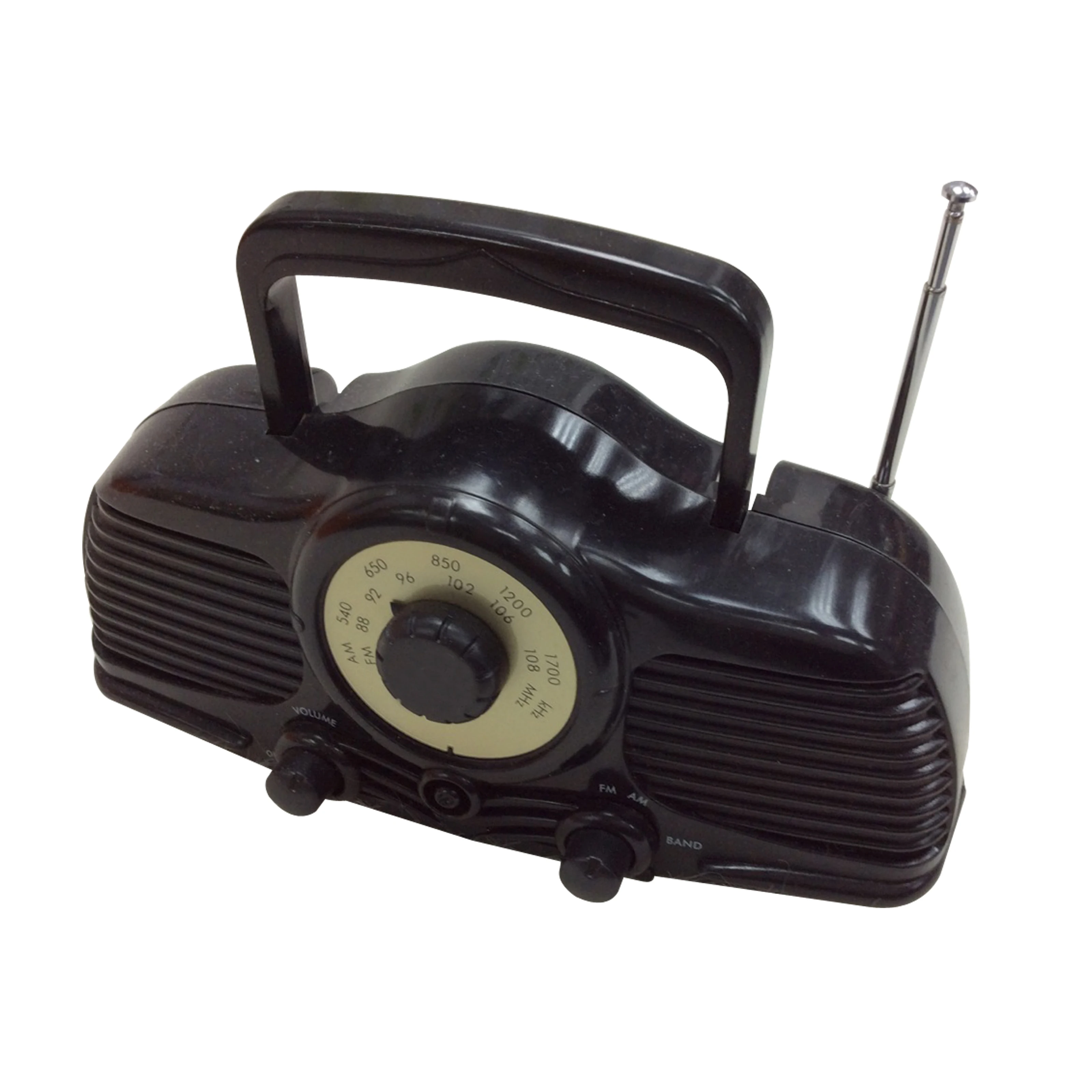 CT-100 AM/FM Retro Style Portable Desktop Radio - ISO9001 Certified