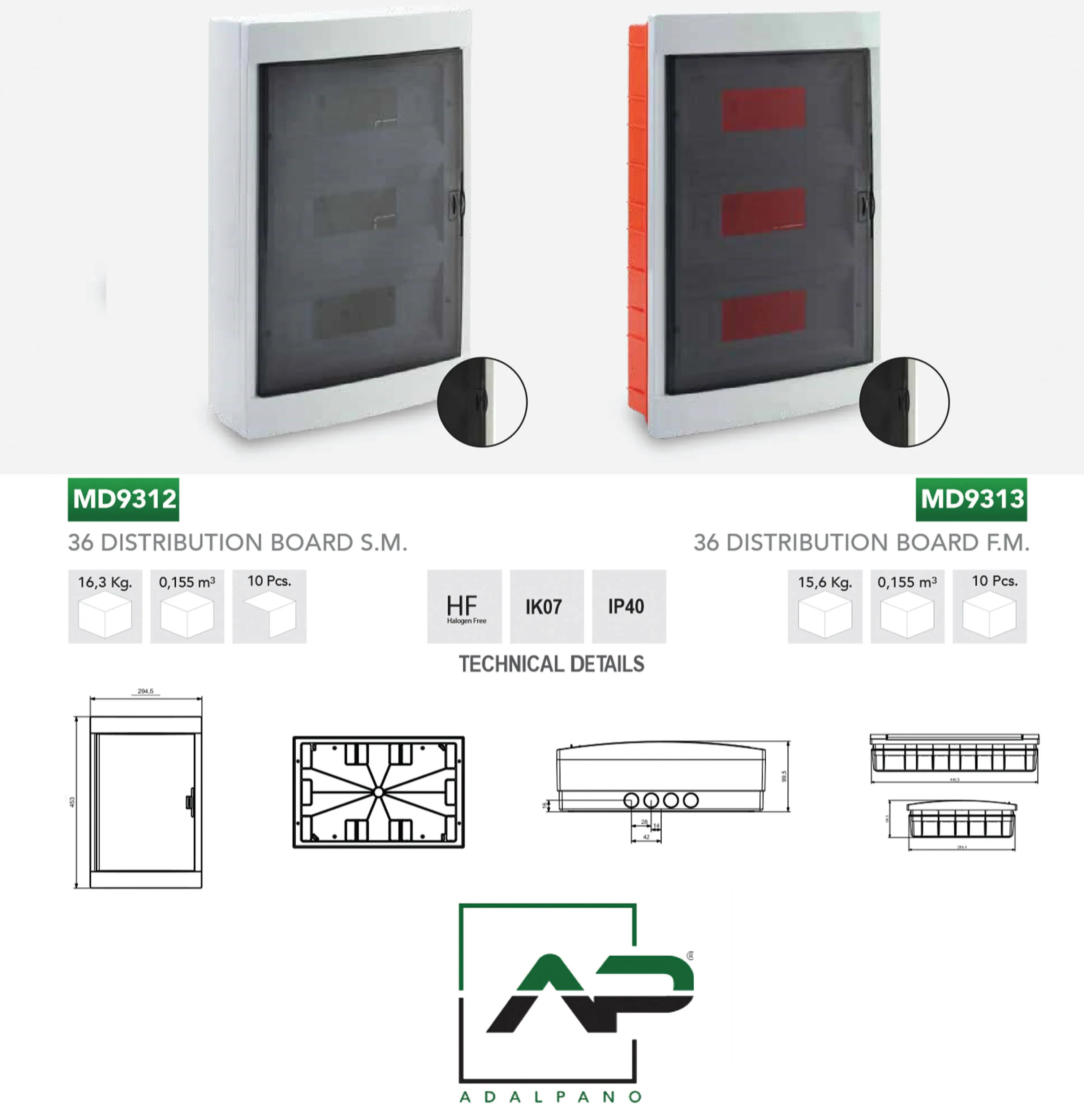 High Quality 36 Way Flush Mounted/surface Mounted Gang Fuse Box ...