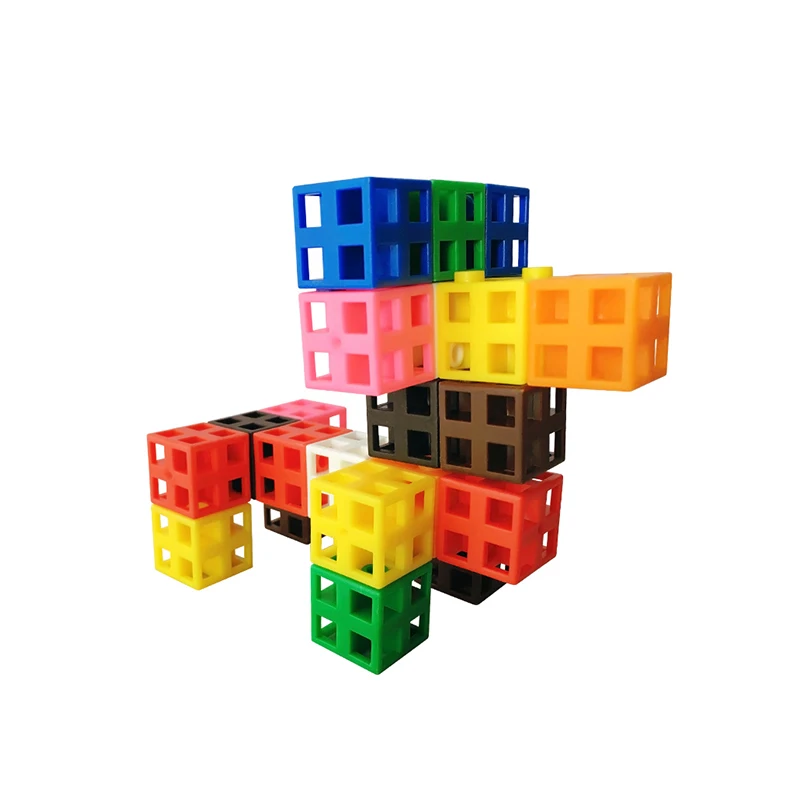 New 10 Colors Plastic Linking Cubes - Educational Toy