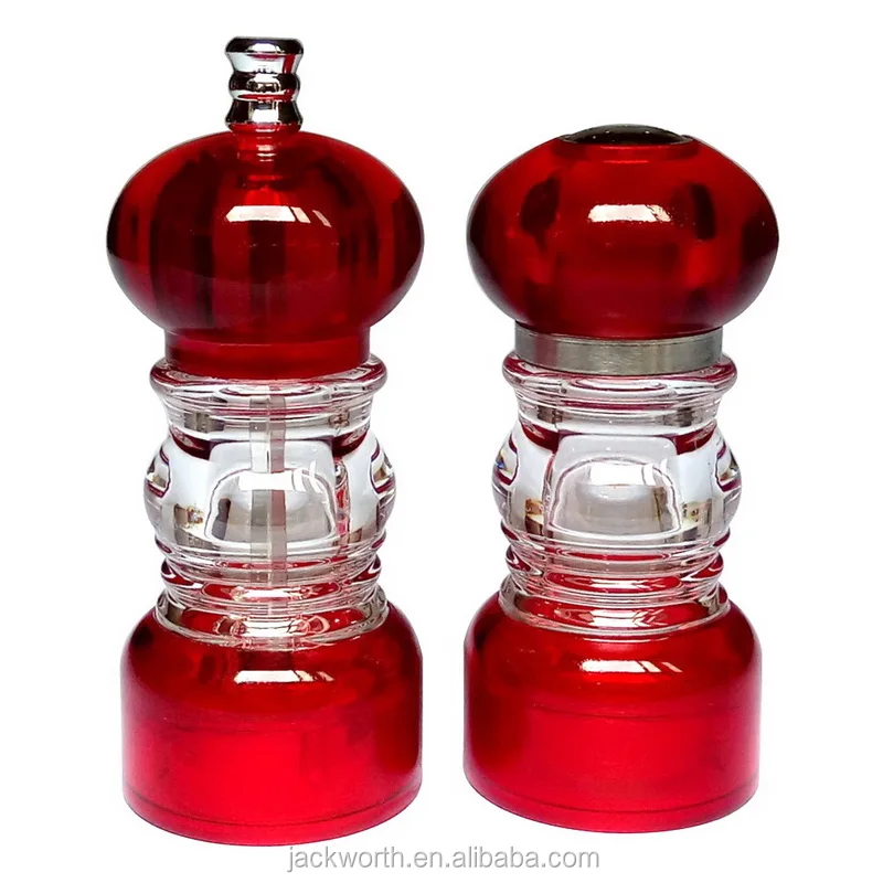 Colored Acrylic Pepper Mill and Salt Shaker| Alibaba.com