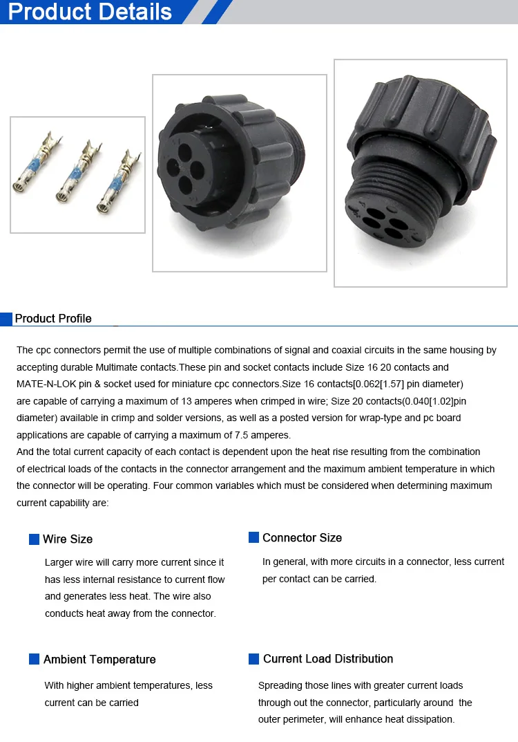 중국 골드 공급 업체 앰프 4 핀 CPC 라운드 커넥터 트럭| Alibaba.com