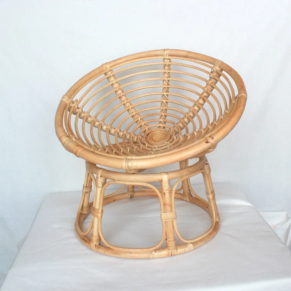 Eco-friendly Rattan Papasan Chair for Kids - Durable & Stylish