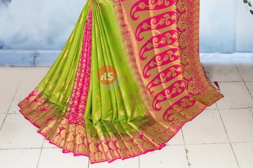 Latest New Design South Indian Silk Sarees Sari Shari - Buy Indian ...