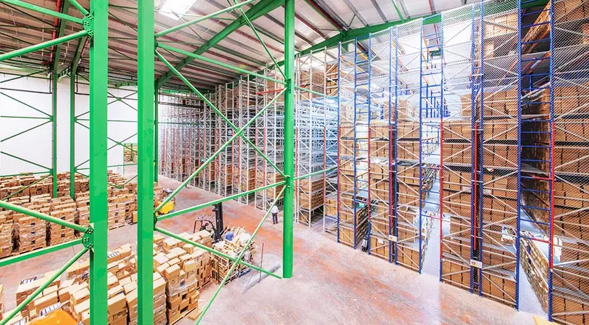 Mezzanine Racking System Warehouse Storage Shelves Steel Pallet Racking ...