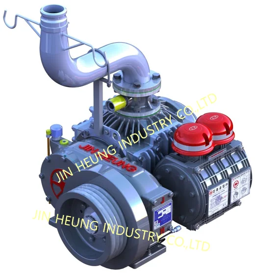 Korea Wing Type Oilless Bulk Cement Compressor In Cement Plant New Type ...