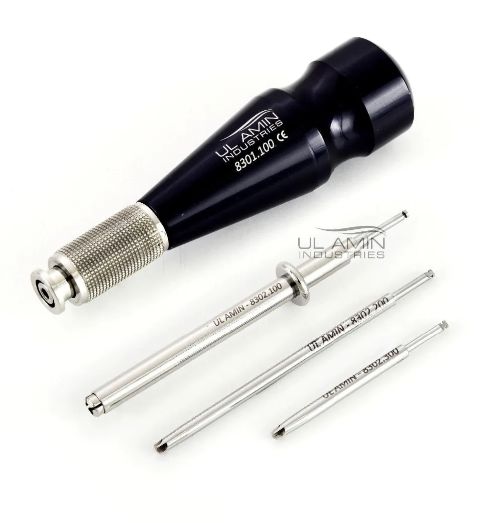 Titanium Cross Head Drivers for Maxillofacial Bone Fixation