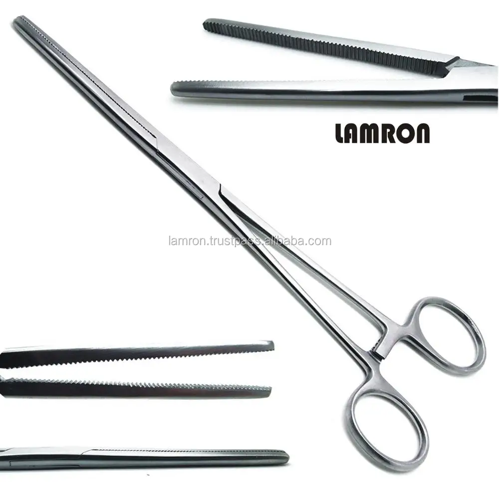 Pean Rochester Forceps 8" Straight & Curved Stainless Steel Surgical ...