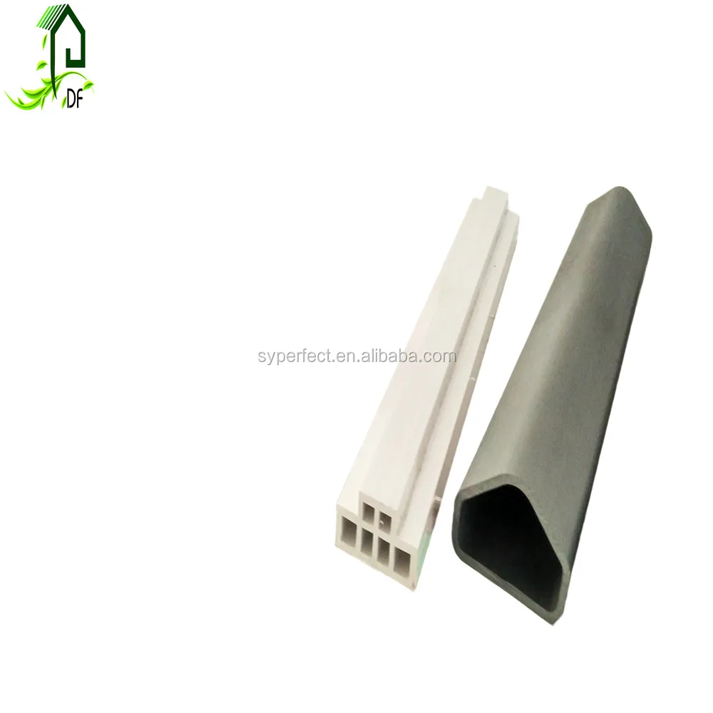 L Shape Plastic Extruded PVC Customized Profile for Hydroponics