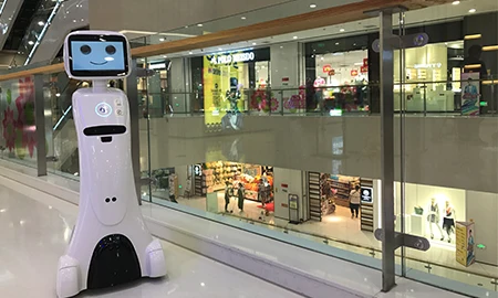 Centro Comercial Inteligente De Robot De Telepresencia Sifrobot-1.1 Con ...