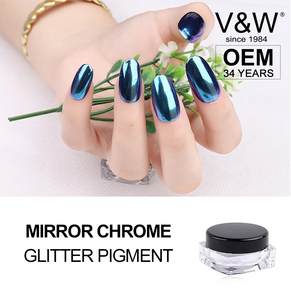 Chrome Powder Nail Mirror Dipping Powder - Buy Chrome Powder Nail ...