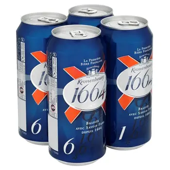 Kronenbourg 1664 Blanc Beer / French Beer Blue Bottles 33cl / 25cl ...