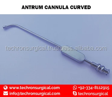 Antrum Suction Cannula Tube 3mm Short Curve Cannula - Buy Reusable ...
