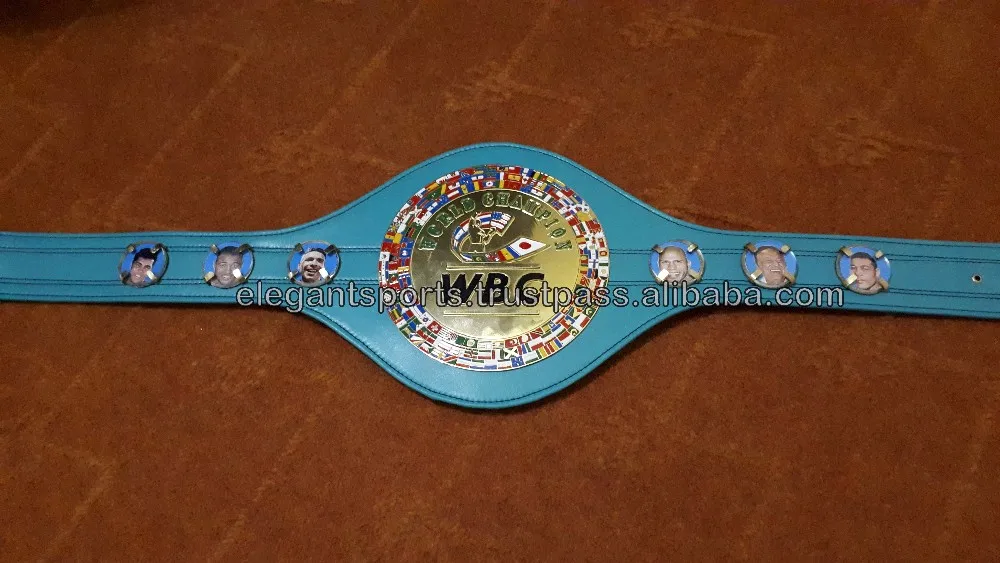 WBC Intercontinental campeonato de boxeo cinturón chapados en oro ...