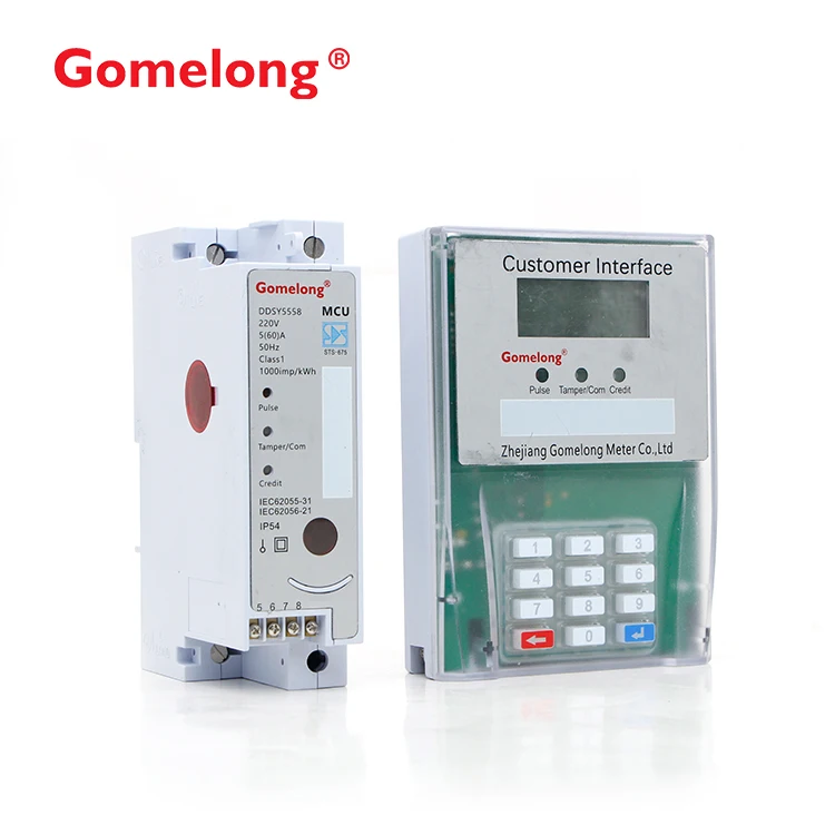Gomelong Split Plc Power Rail Prepaid Electric Electricity Meters - Buy ...