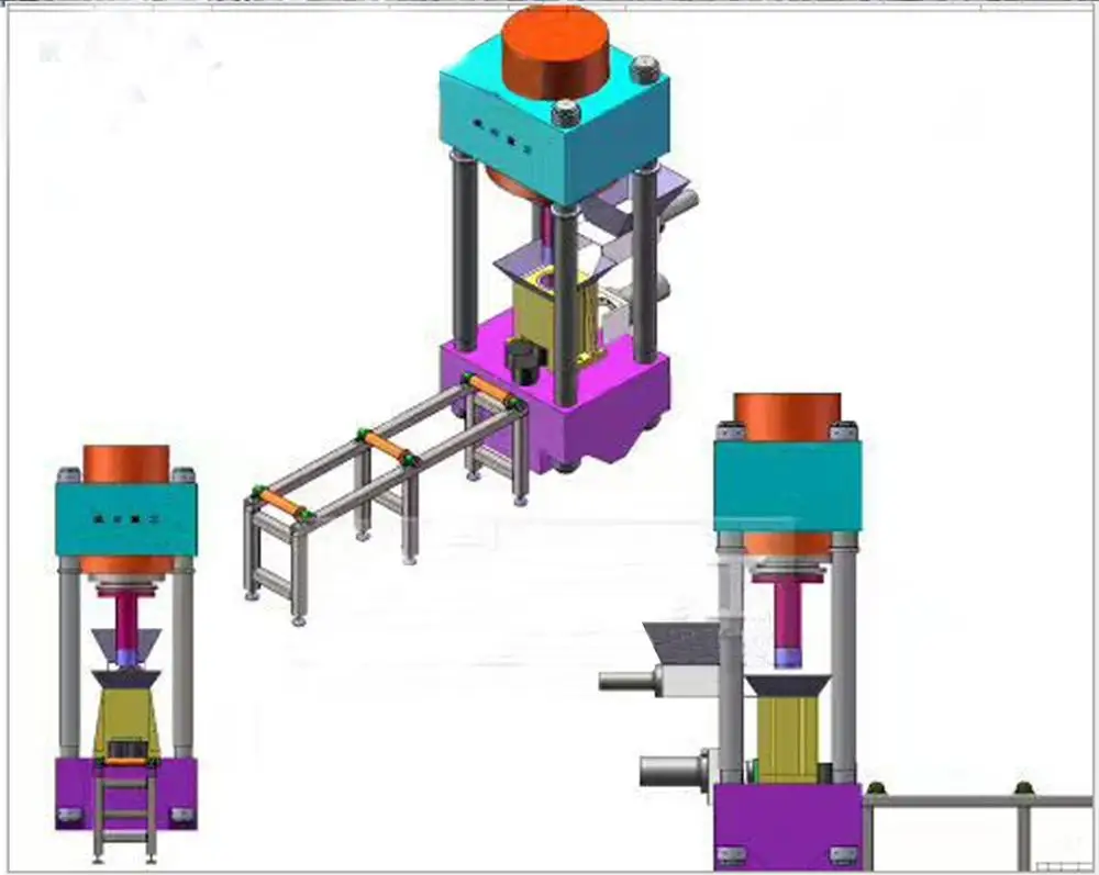 Hydraulic Press Aluminum Metal Chip Briquetting Machine