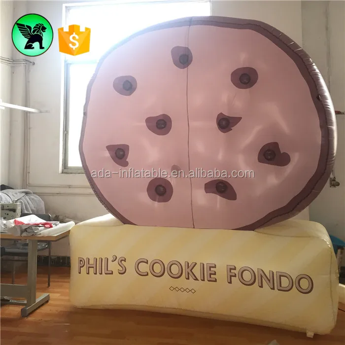 Advertising Inflatable Replica Customized 3m Giant Cookie Inflatable ...