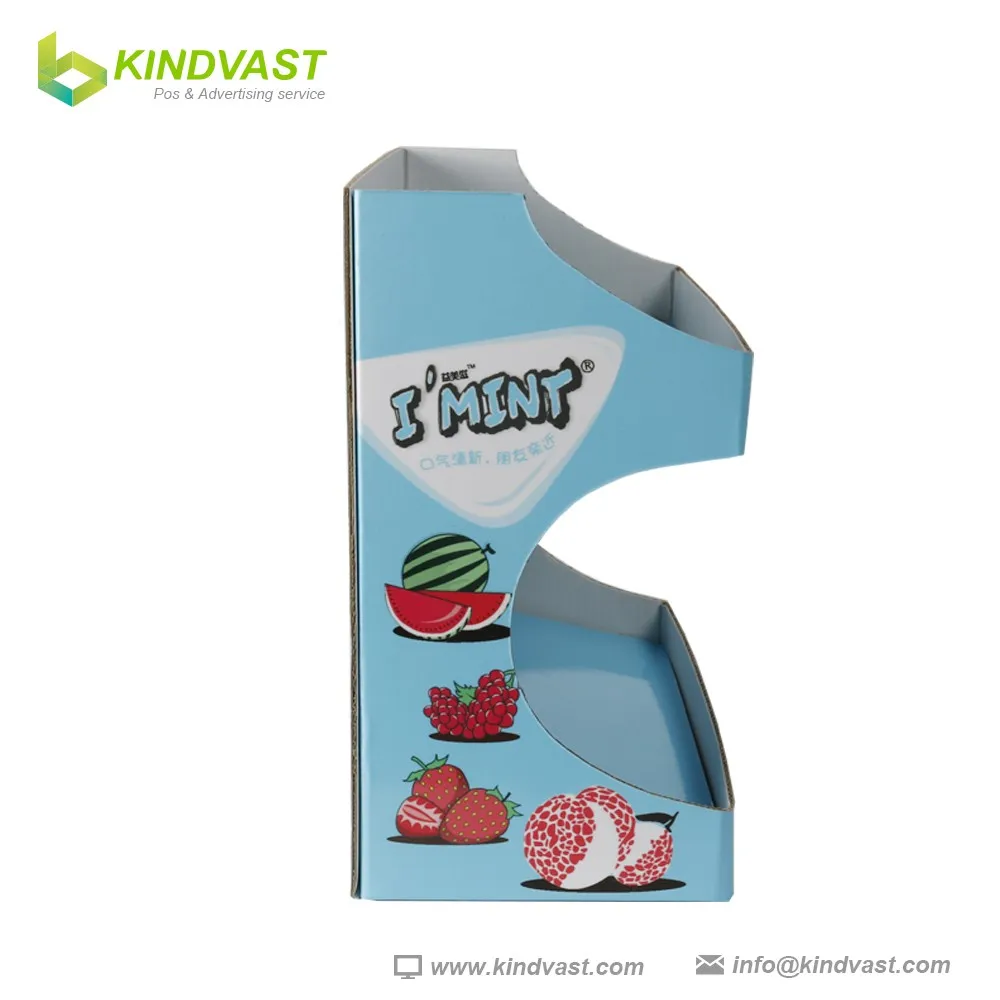 Custom Floor Stand Paper Pdq Material Cardboard Counter Display Stand ...