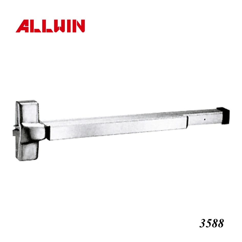 Heavy Duty Push Pull Fire Door Stainless Steel Panic Push Bar Exit ...