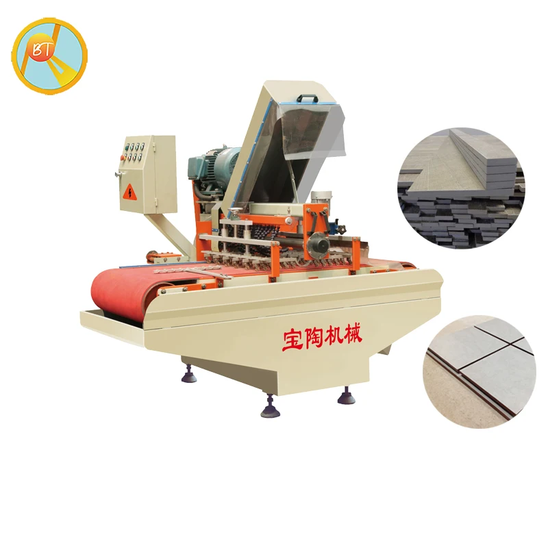 Tile Fabrication Conveyor Belt Machine Cut Chamfer - Buy Tile Cutting ...