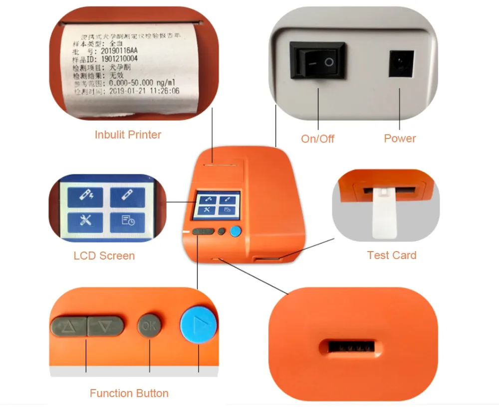 Automatic Canine Progesterone Analyzer/portable Progesterone Test/vet ...
