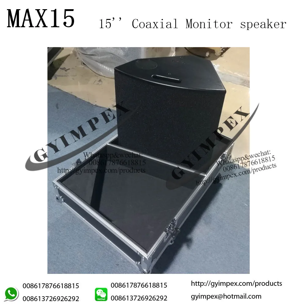 Two Way Powerful Stage Floor Monitor Speakers Audio 15 Inches Max15 Coaxial Loudspeaker - Buy ...
