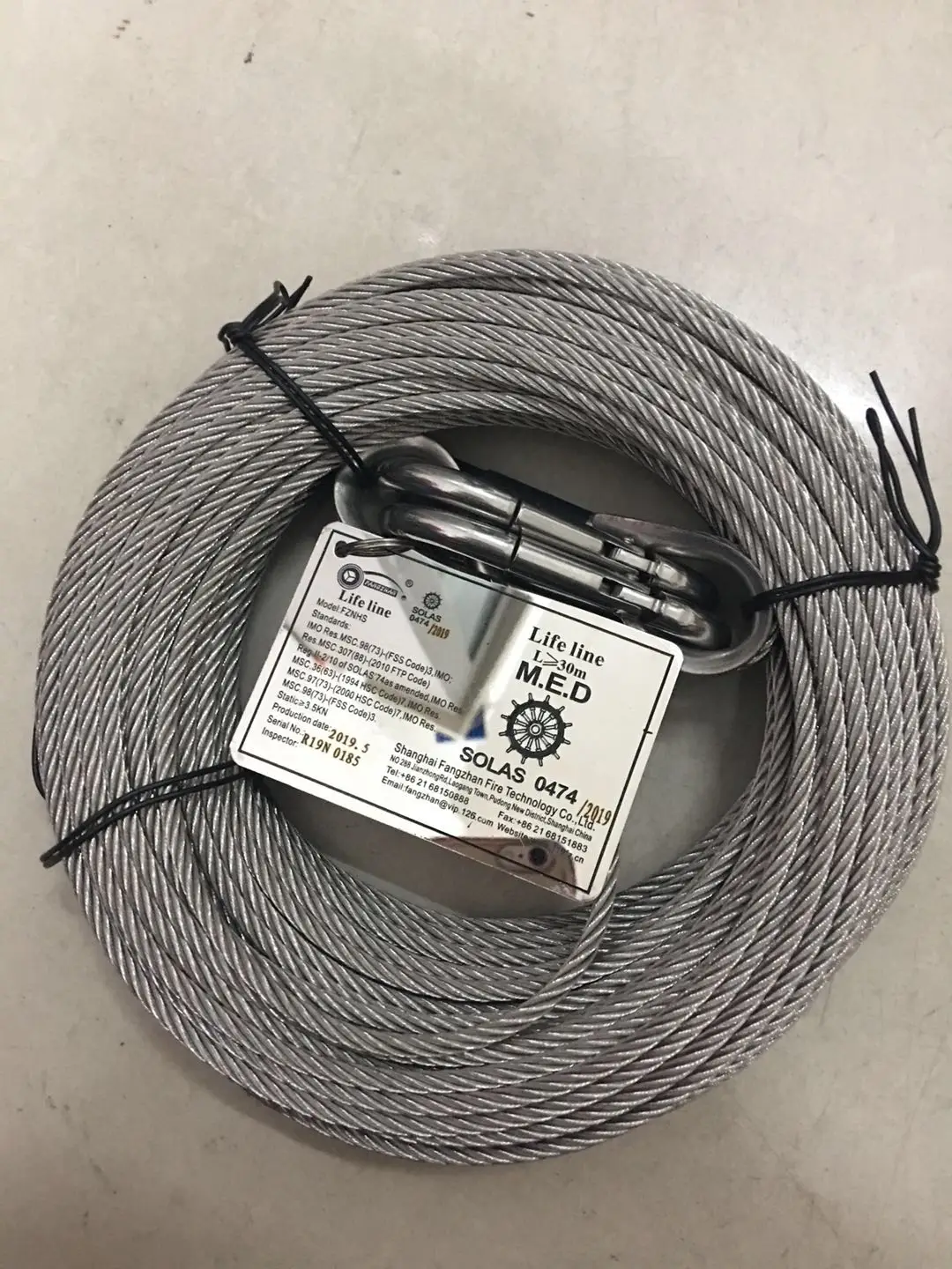 Ec Certificated Firefighter's Outfit Stainless Steel Fireproof Lifeline ...