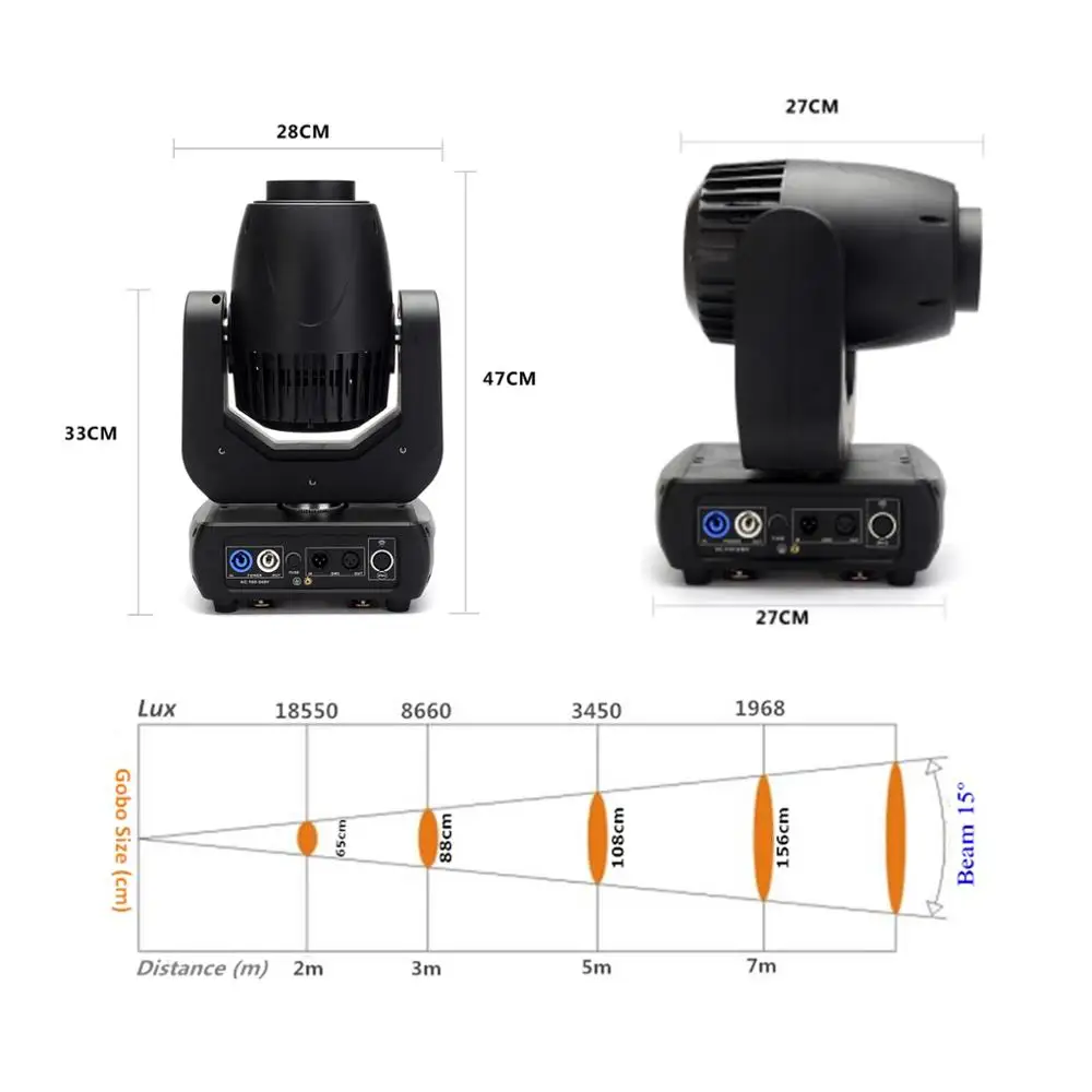 LED 150w Moving Head - RGB Lighting Solutions for Projects